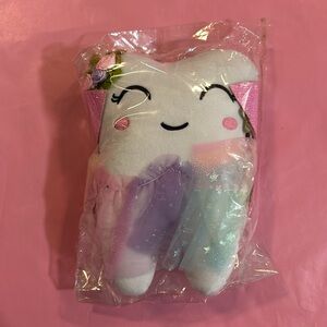 Toys | Pink And White Tooth Fairy Storage Doll | Poshmark